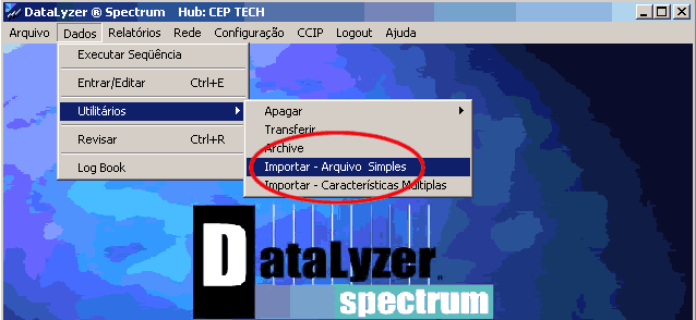 Importando dados de planilhas para o DataLyzer - CEP Tech - Software para CEP, Controle ...